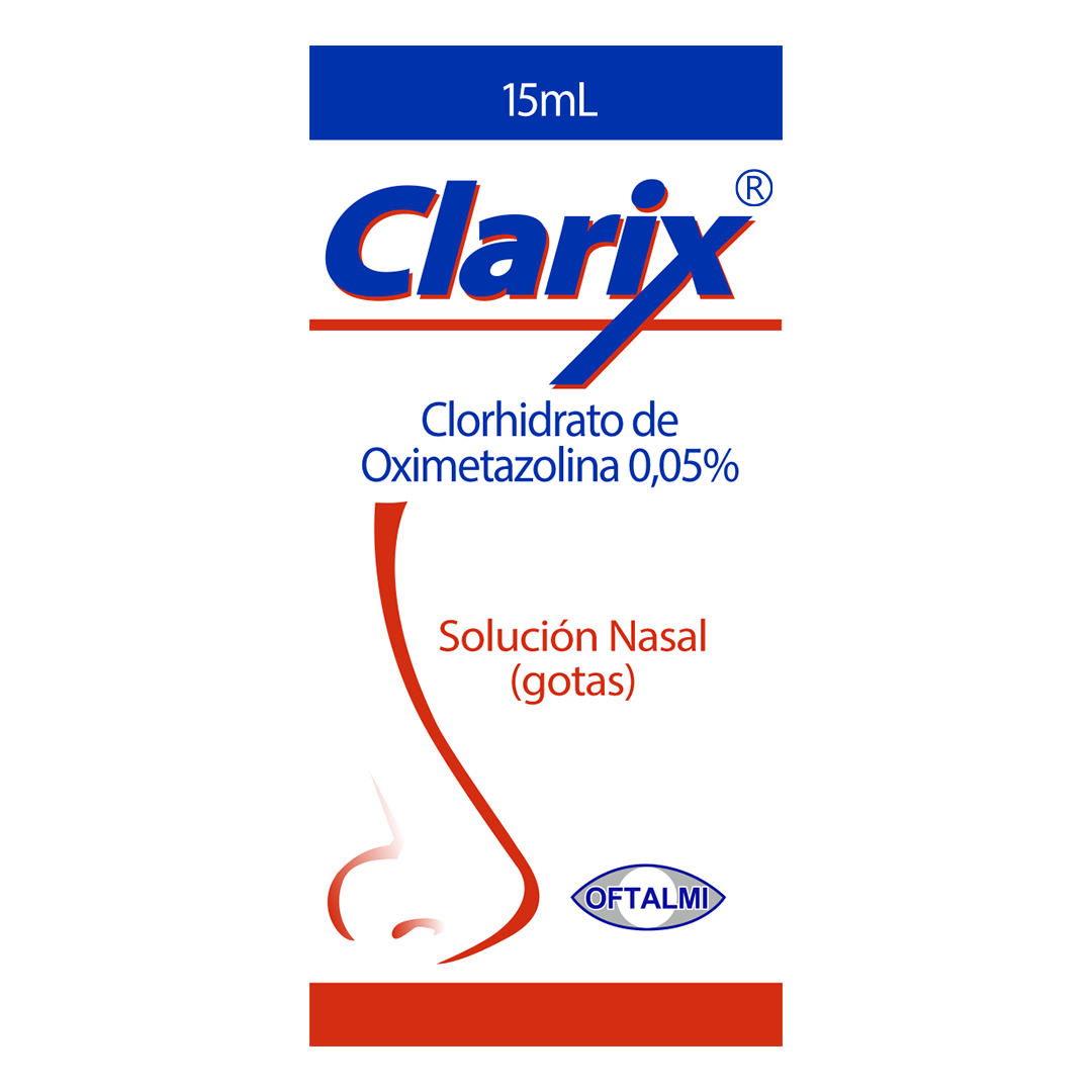Clarix Solución Nasal Adulto Gotas 15 ml - Laboratorios Oftalmi