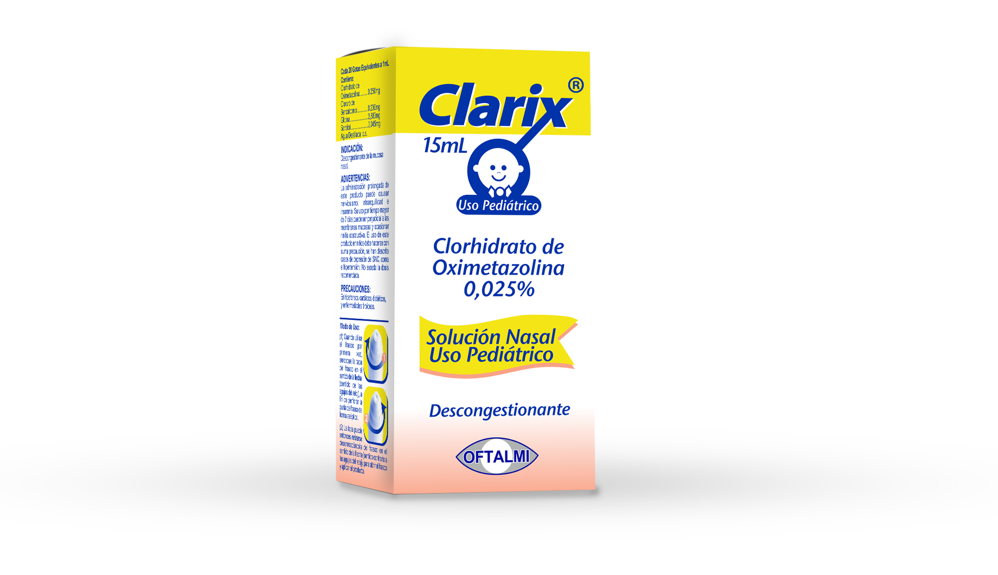 Clarix Solución Nasal Pediátrico 15 ml - Laboratorios Oftalmi