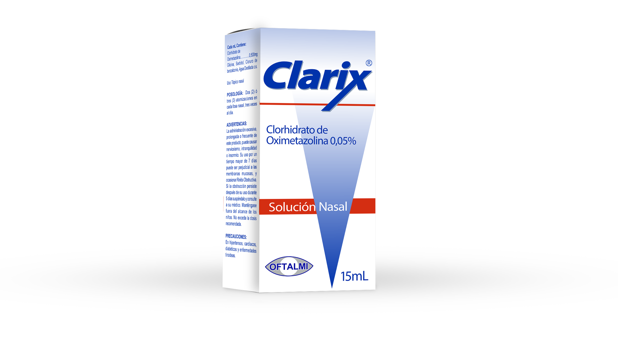 Clarix Solución Nasal Adulto Spray 15 ml - Laboratorios Oftalmi