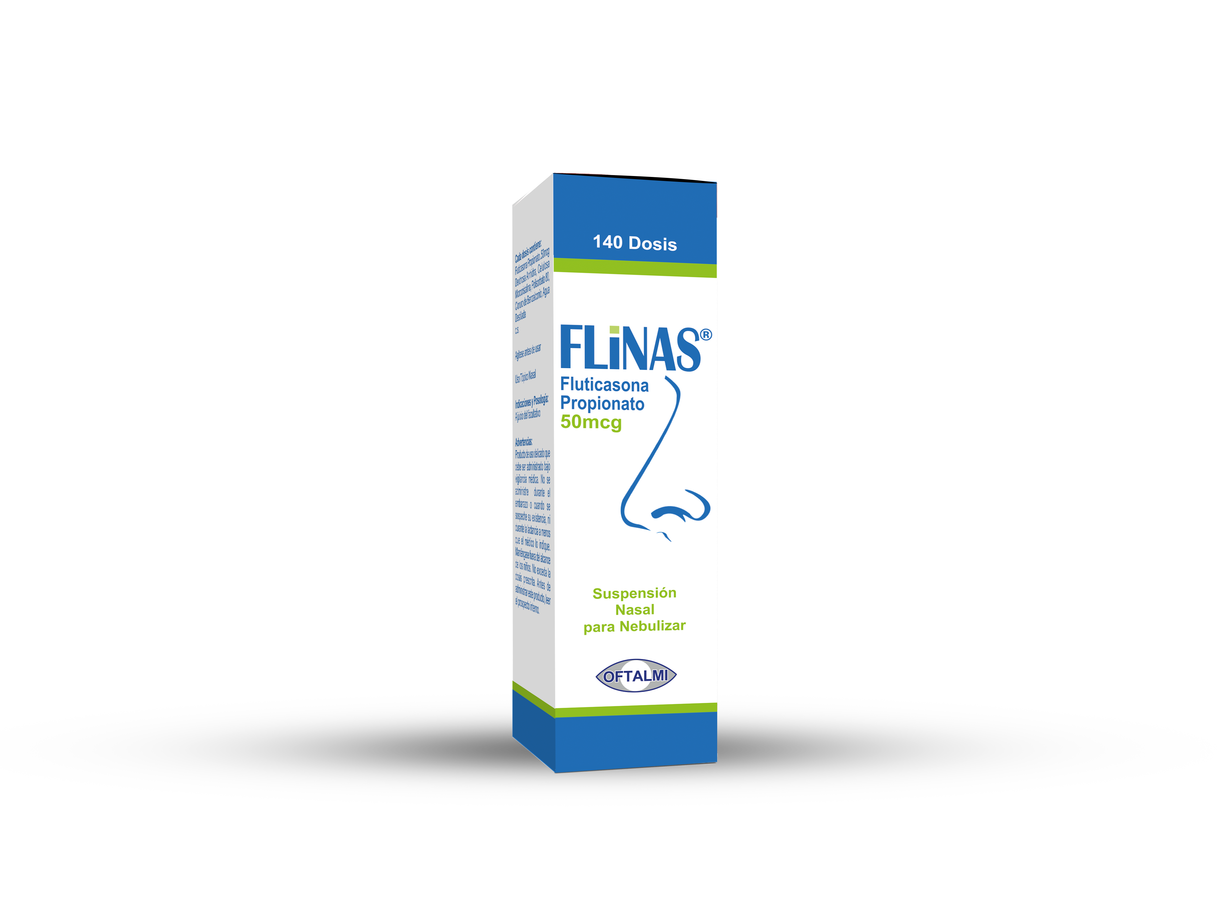 Flinas Suspensión Nasal 140 dosis - Laboratorios Oftalmi