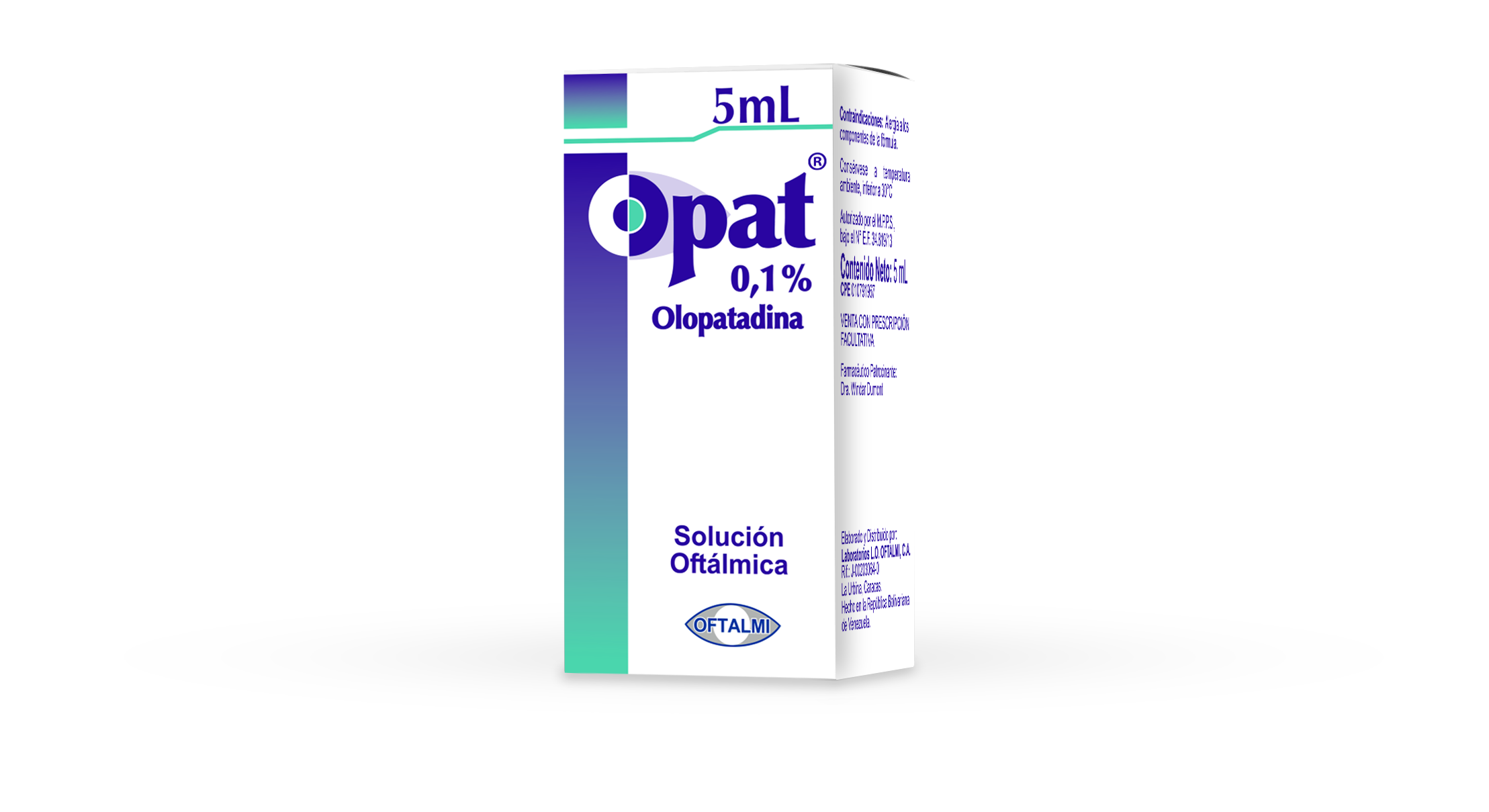 Opat Solución Oftálmica 5 ml - Laboratorios Oftalmi