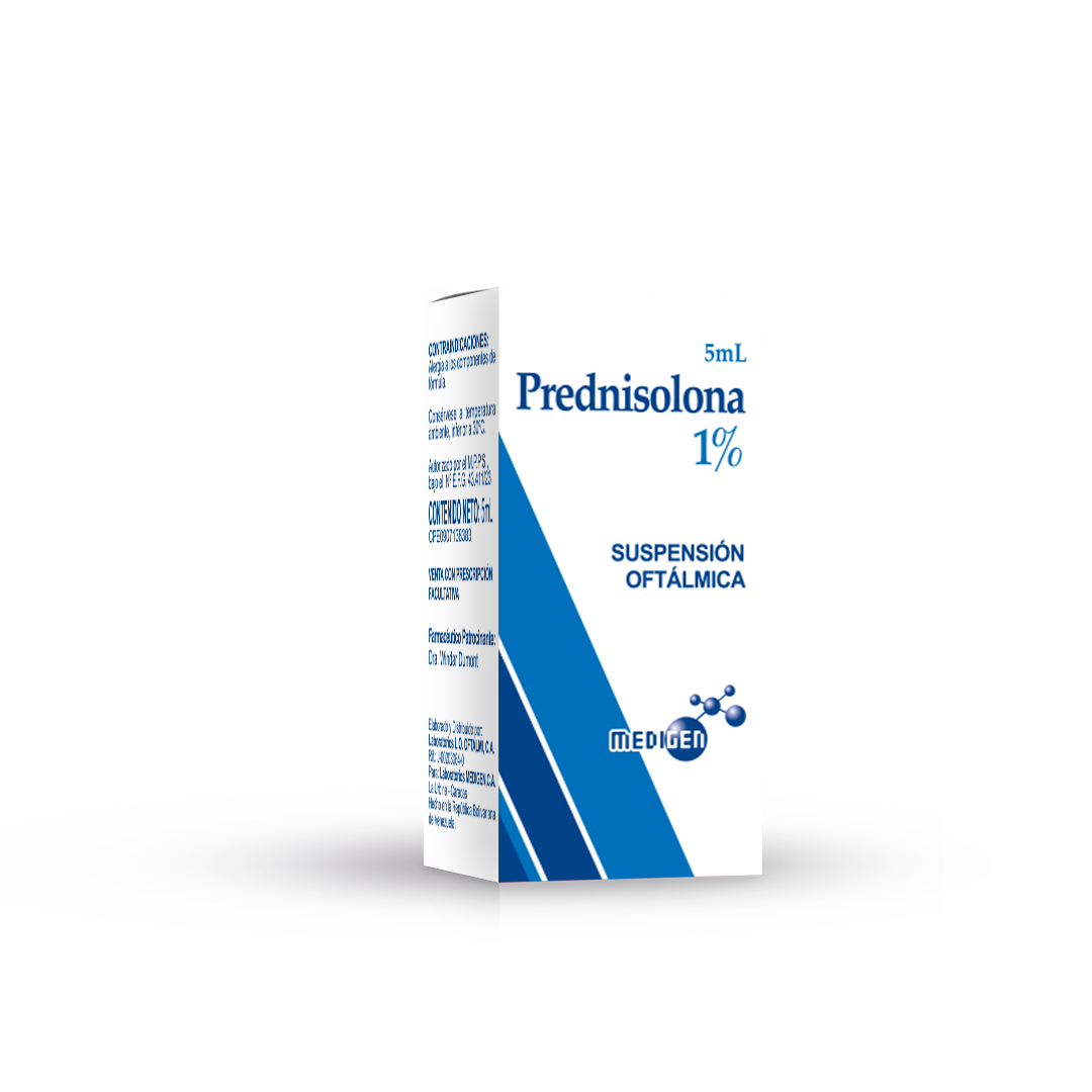 Prednisolona 1% Suspensión Oftálmica 5 ml - Laboratorios Oftalmi
