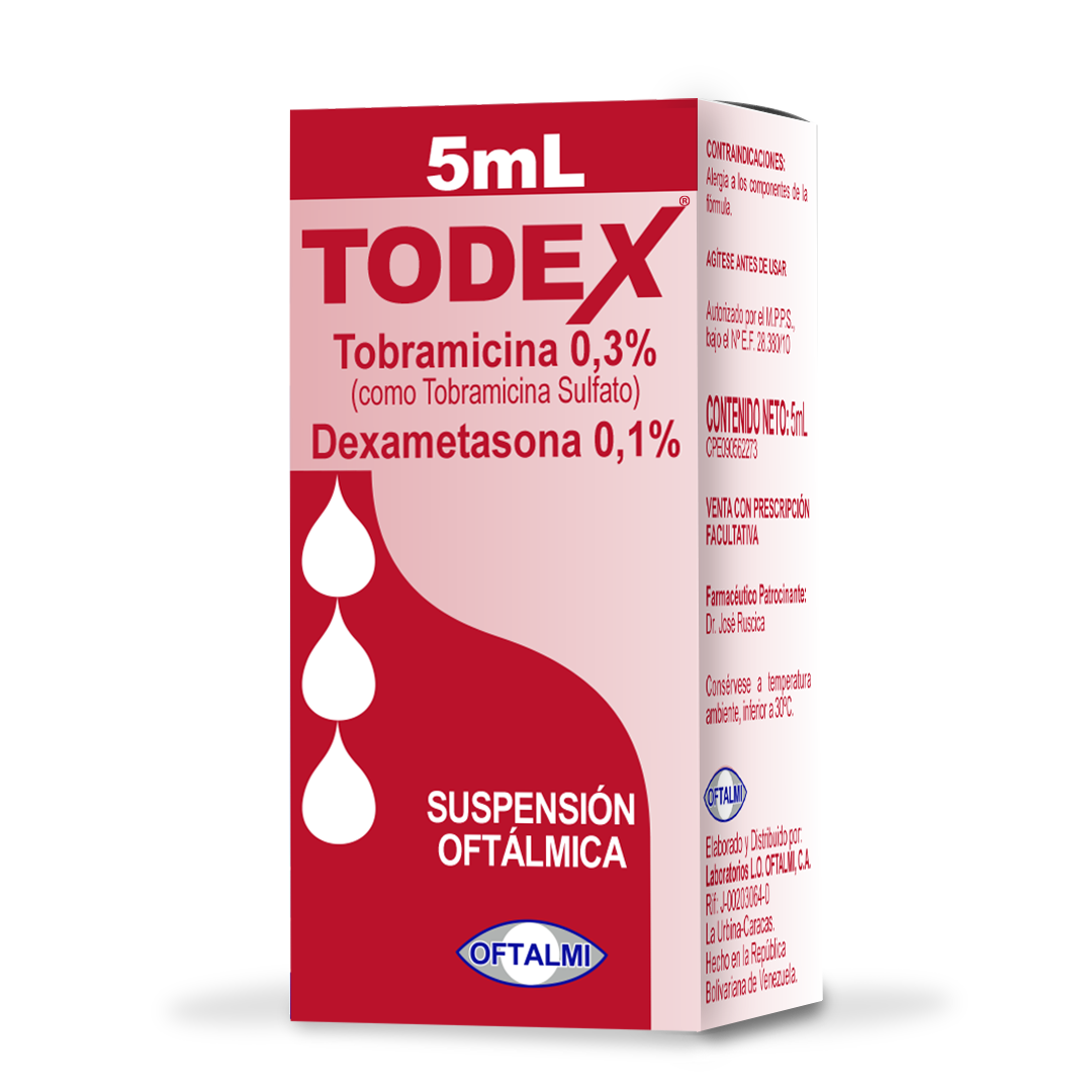 Todex Suspension 5 ml - Laboratorios Oftalmi